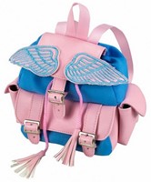 I'm a Girly Accessory Light Pink Blue Backpack Angel Wings (for 18 ...