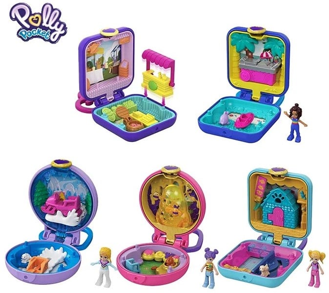 Mattel Polly Pocket Mini Playset Tiny Pocket Places 10x20cm