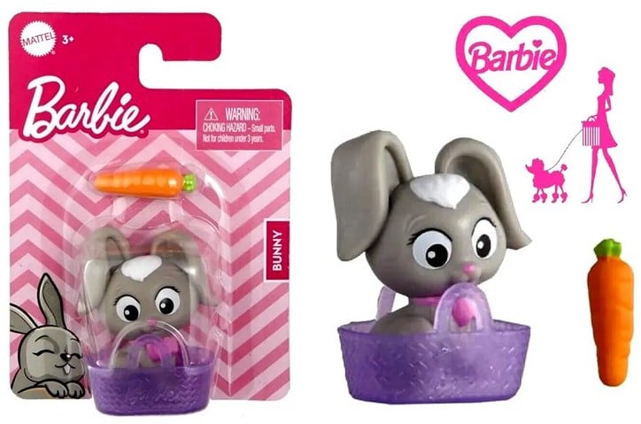 Mattel Barbie Mini-figures Pets 3 assorted 8x11,5cm