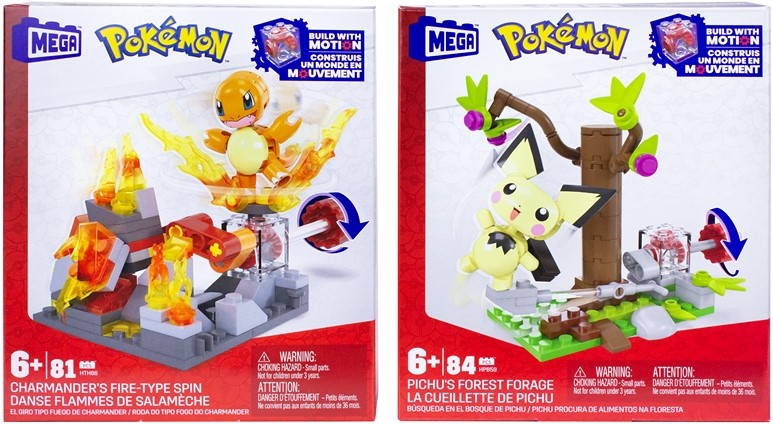 Mega Pokemon Pichu's Forest Forage / Charmanders Fire-Type Spin 2 ...