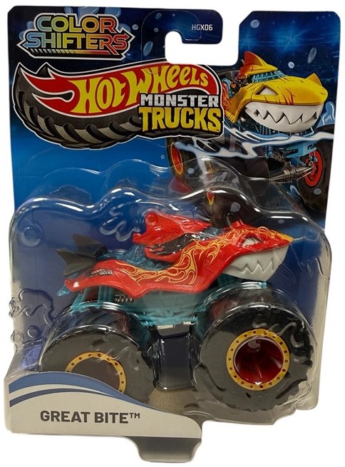 Mattel Hot Wheels Monster Trucks Color Shifters Die-Cast Voertuigen ...