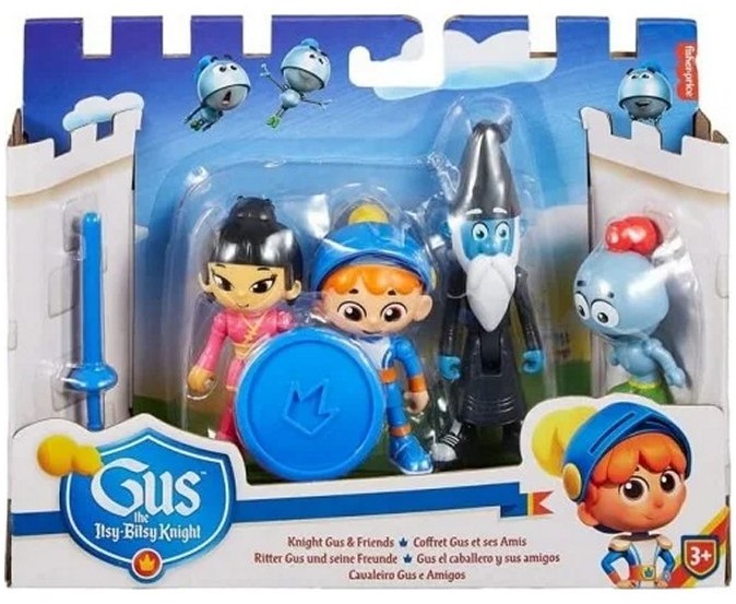 Fisher-Price Knight Gus figuras de juego, paquete de 4 - 2 surtidos 16 ...