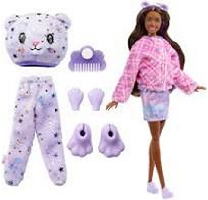Barbie Cutie Reveal Puppe Teddy Costume 18x33 cm