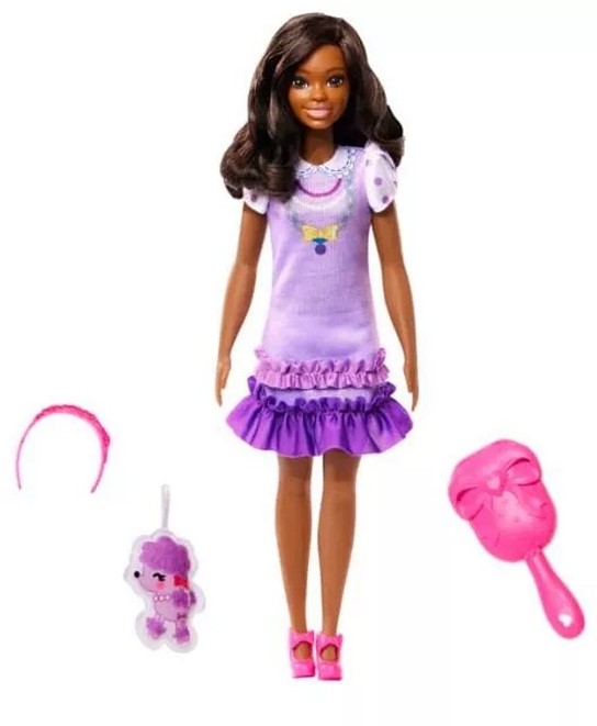 Mattel Barbie Meine erste Barbie-Puppe mit Pudel 21,5 x 38,5 cm