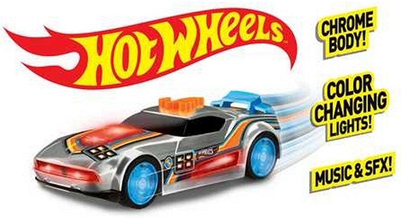 Hot Wheels Edge Glow Cruisers Fast Fish Light&Sound 12,5x5,5cm.