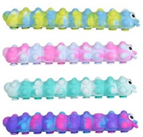 Fidget Push Popper Duizendpoot assorti 25cm