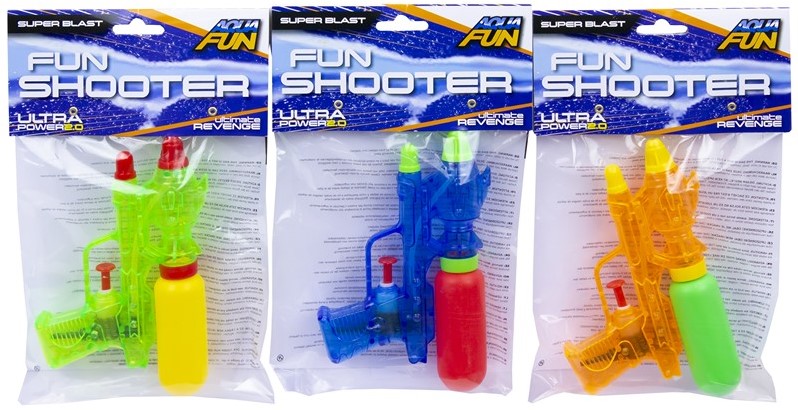 Aqua Fun Water Gun Fun Shooter 3 assorted 18cm