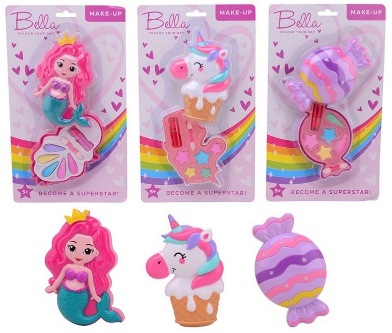 Bella make-up set 3 assorted 18x30cm