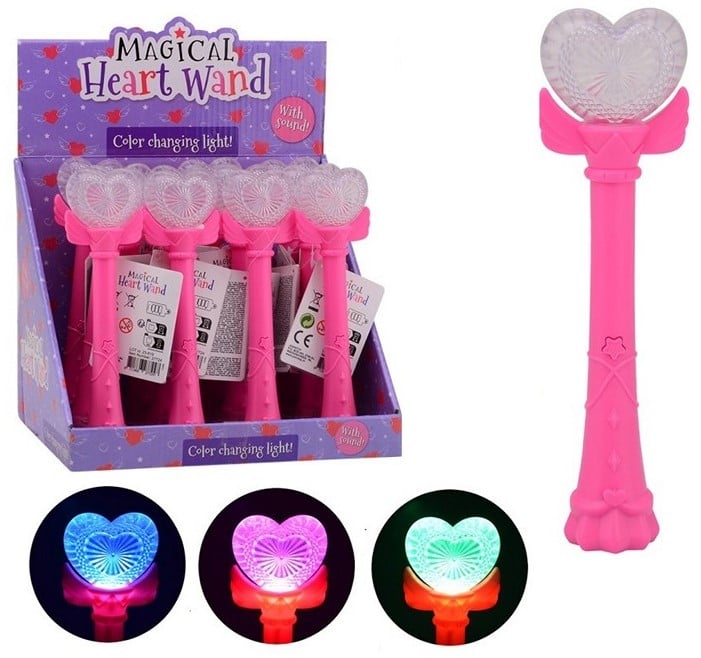 Magic wand with light and sound in display 6x4x20cm