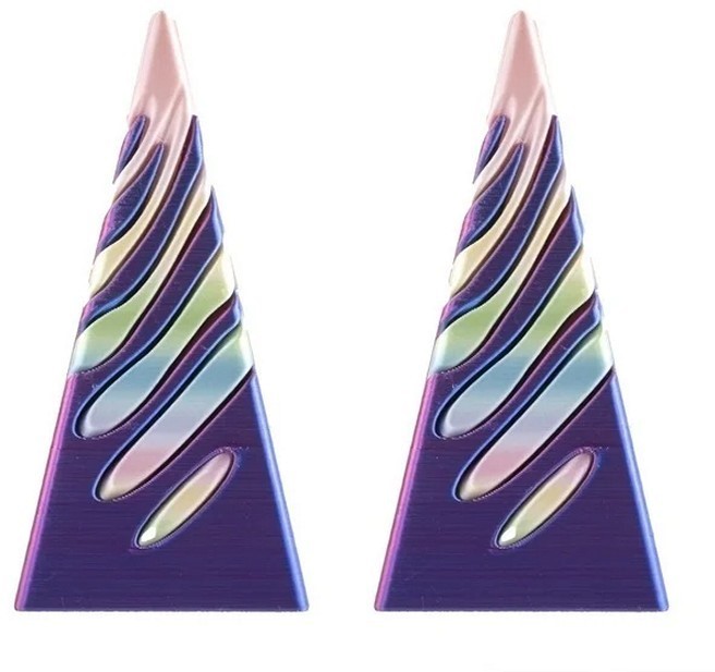 Magic 3D printed fidget toys square 8.5cm assorted