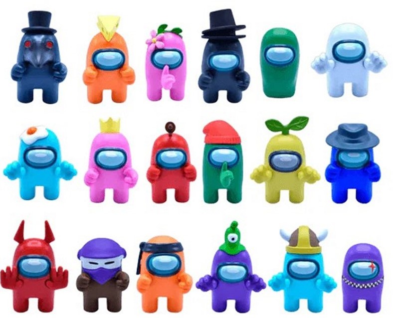 Among Us Micro Figures 2,5cm 2-Pack assortitis in blindbag 10,5x13cm in ...