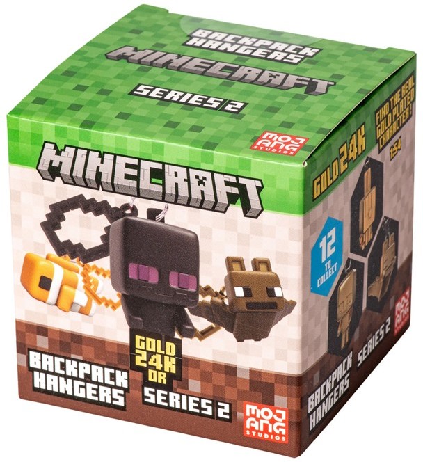 Minecraft Backpack Hanger in Blindbox 6x6cm assortis in display (18)