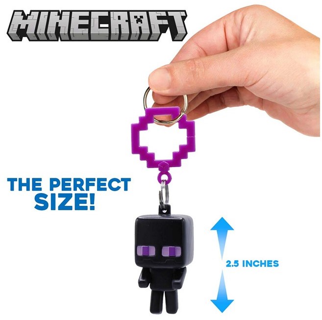 Minecraft Backpack Hanger in Blindbox 6x6cm assorted in display (18)