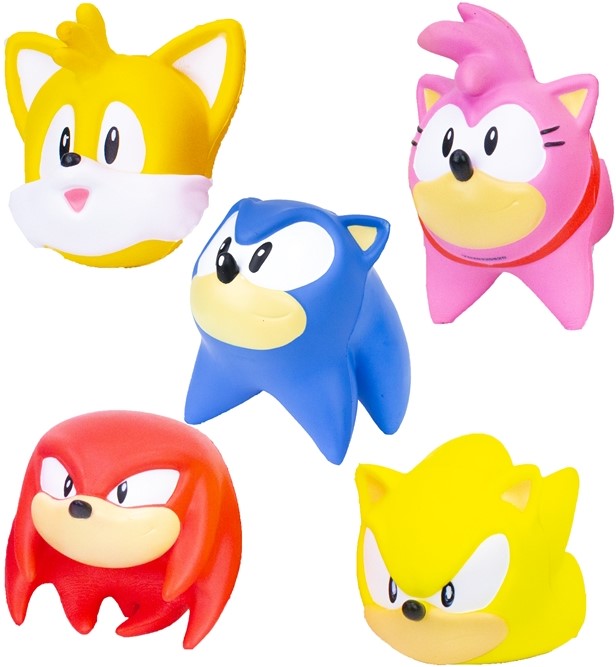 Sonic the Hedgehog Mega Squishme 5 assorted 15,5x22cm