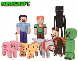 Minecraft Plush 8 assorted 25-30cm