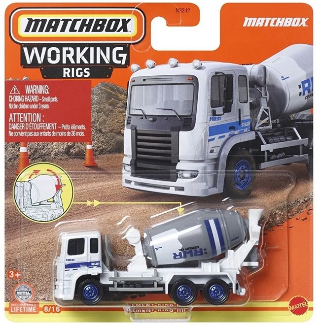 Matchbox Working Rigs Die Cast Construction Vehicles 4 Assorted 16x16.5cm