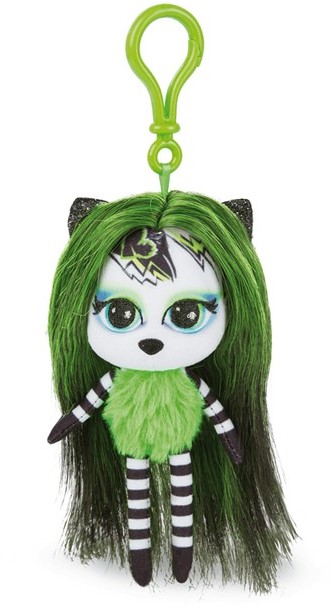 Nici Pixidoos Pluche pop met bagclip 14cm Bami