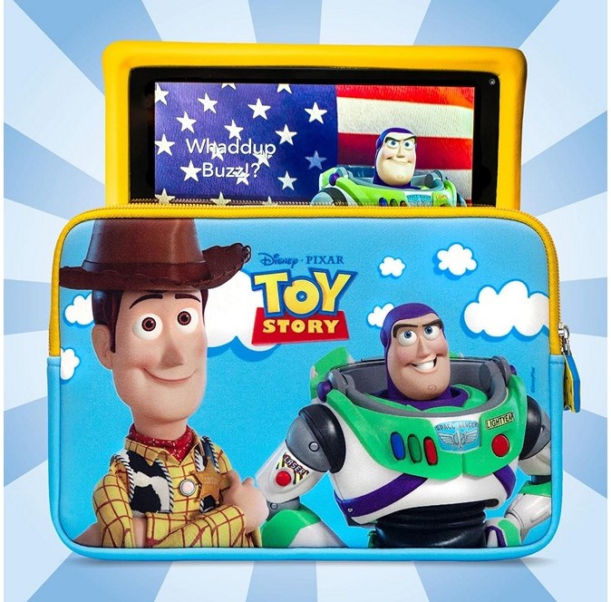 Pebble Gear Disney Toy Story 4 Tablet Carry Sleeve 7" Tablet 17x24cm