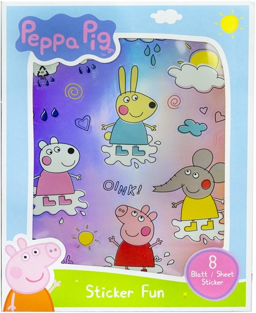 Paw Patrol / Peppa Pig Sticker Fun assortis 18x23cm