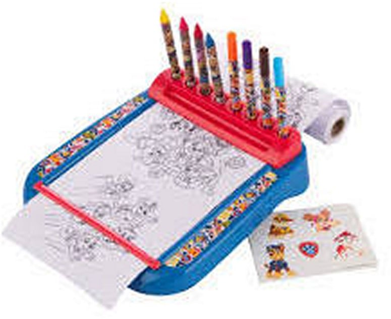 Paw Patrol Roll & Go Colouring Station 19x20cm