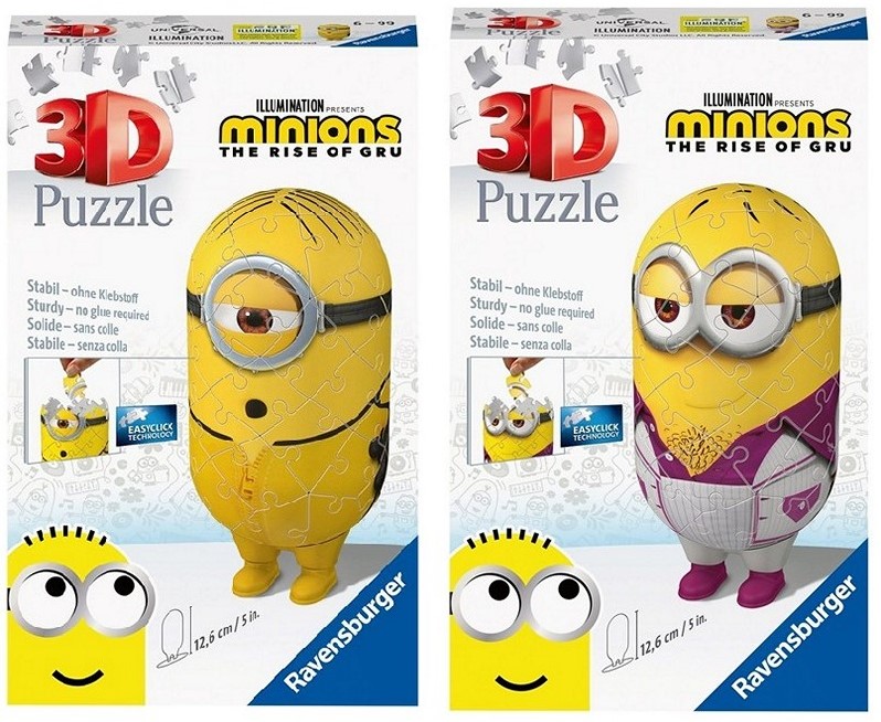 Ravensburger Minions 3D Puzzle 2 assortitis 11x18cm