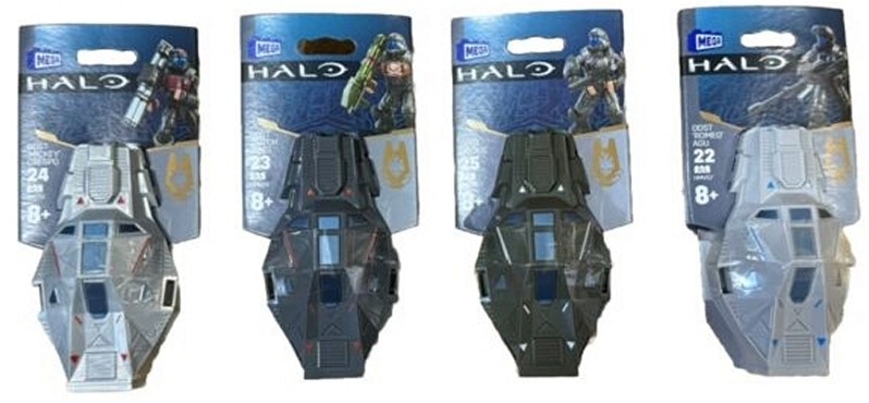 Halo Mega Unboxed Pods 4 assorted in display