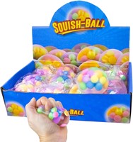 Squish-Ball 5.5cm 12 pieces in display
