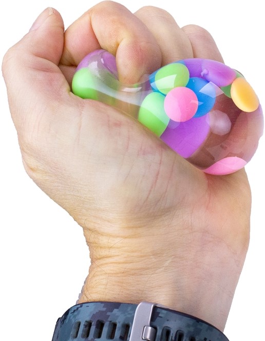 Squish-Ball 5.5cm 12 pieces in display