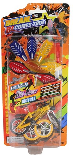 Dream Becomes True Die-Cast Skateboard Bicycle sortiert 12,5x27cm
