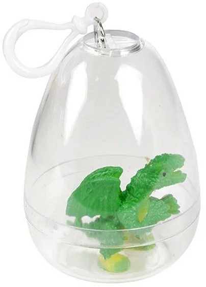 WORLD OF DINOSAURS Growing dinosaur in keychain 12,5x6,5cm 8 assorted ...