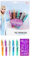 Ice Princess tattoo gel pens 5 pieces on card 19x23cm