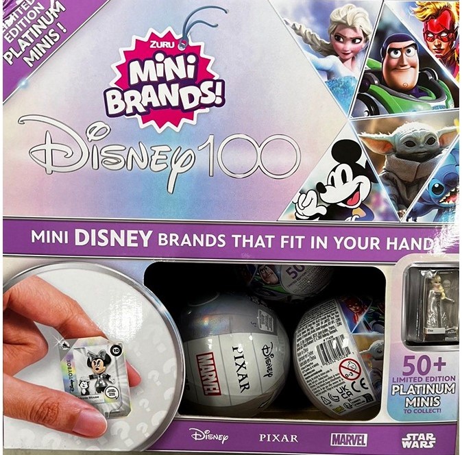 Zuru Disney 100th Mini Brands! Surprise Ball 10cm in display (18)